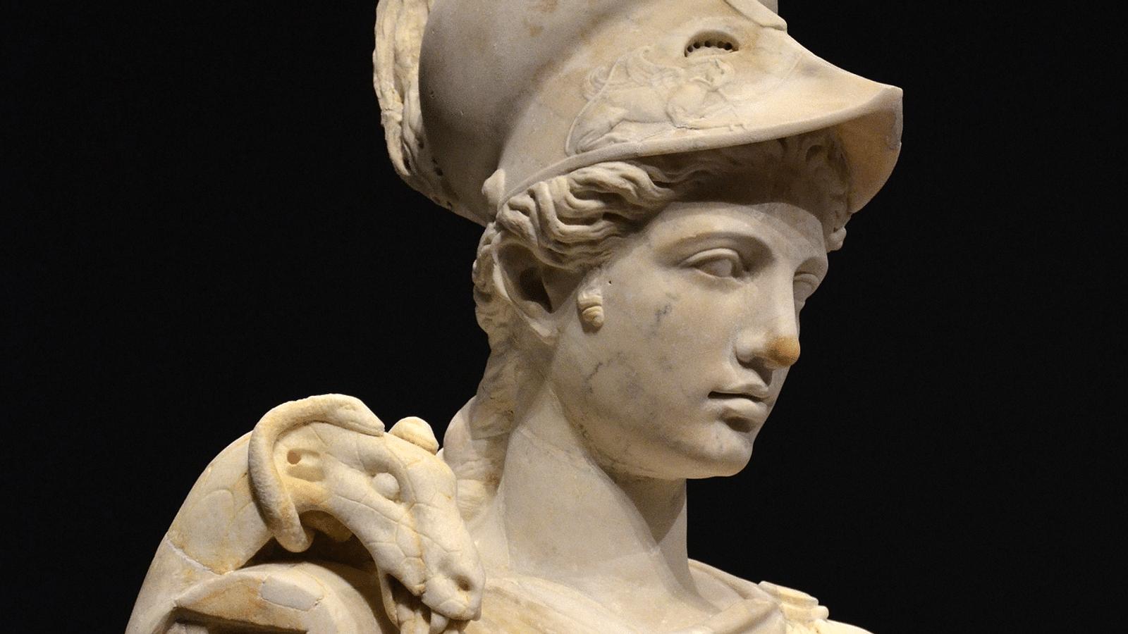 Esculturas Griegas De Atenea Estatua De Atenea Diosa Griega De La
